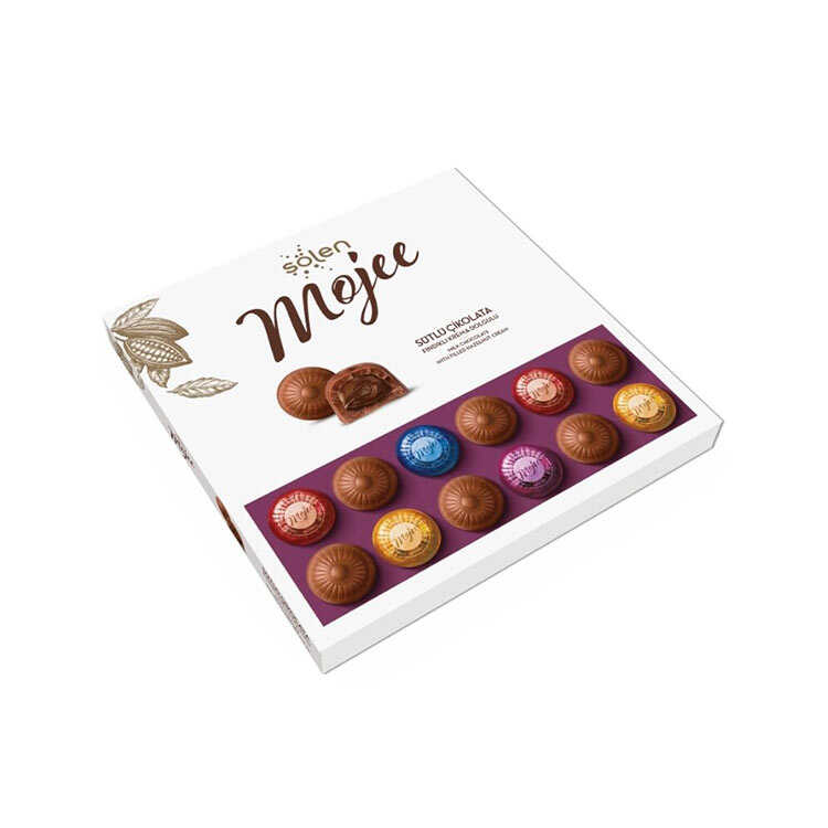 Mojee Milk Chocolate with Hazelnut Cream Filled, 8.67oz - 246g